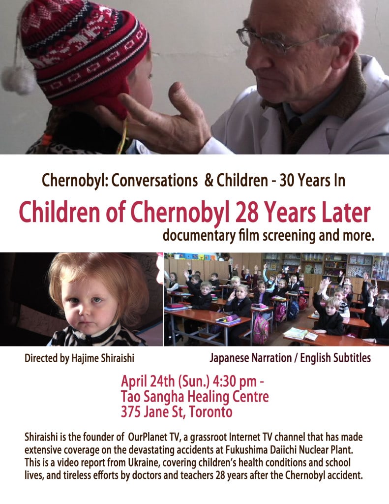 Chernobyl Documentary Film Screening – Toronto – Tao Sangha North America